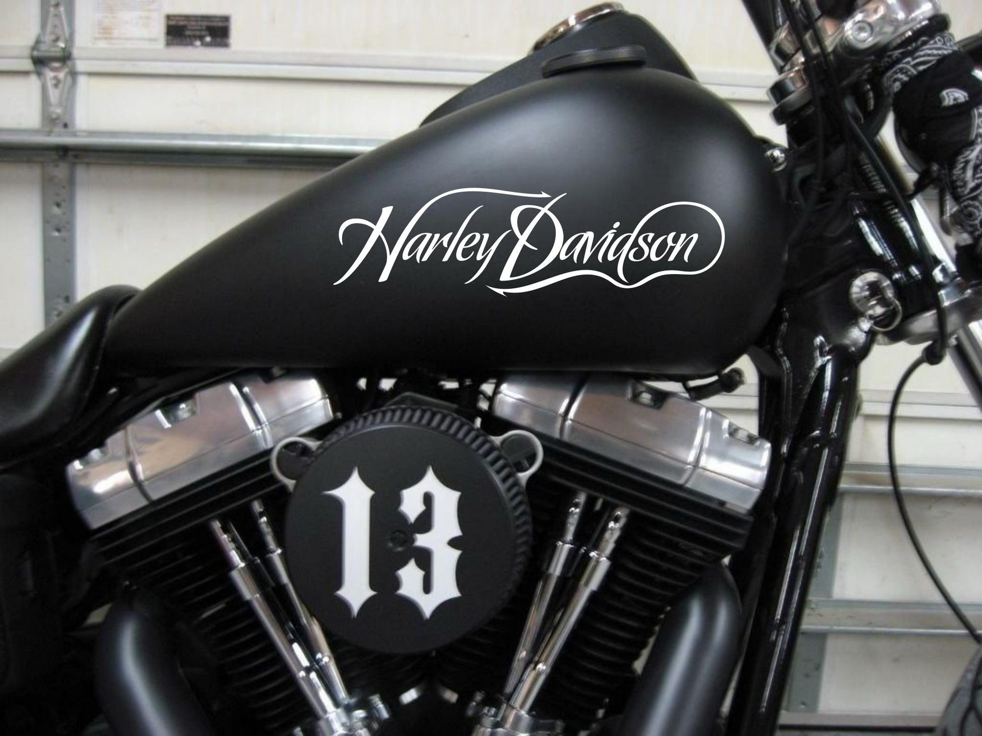 Harley Davidson - Set of 8 stickers | Vinyl stickers for motorcycle, h ...